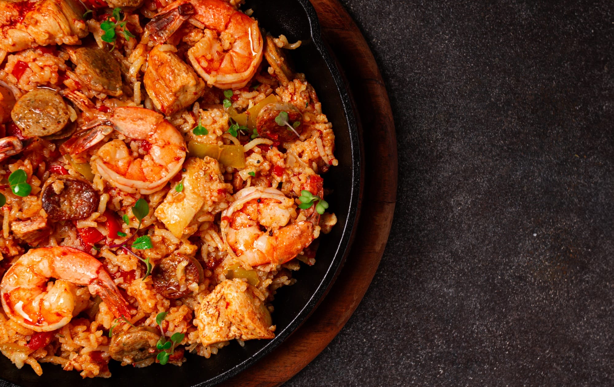 Recette jambalaya louisianais au poulet, crevettes et chorizo - Saveurs ...